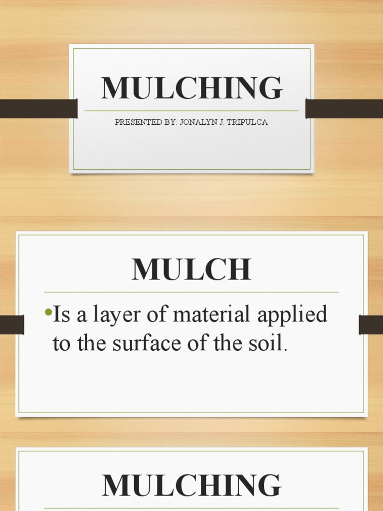 Mulching | PDF