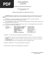 Barangay Nutrition Action Plan | PDF