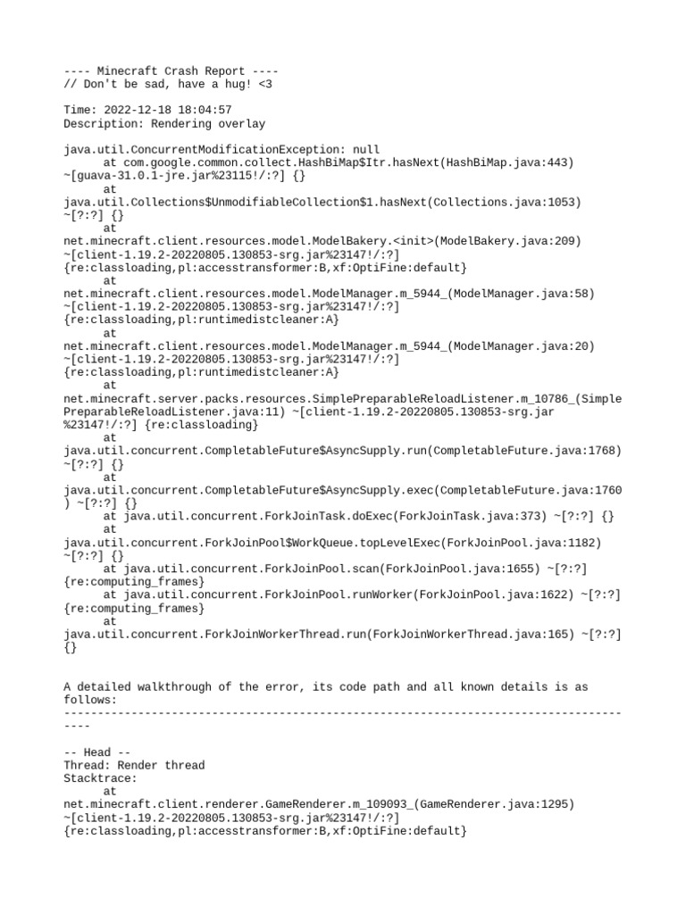Crash 2022 12 18 - 18.04.55 Client | PDF | Computing | X86 Architecture