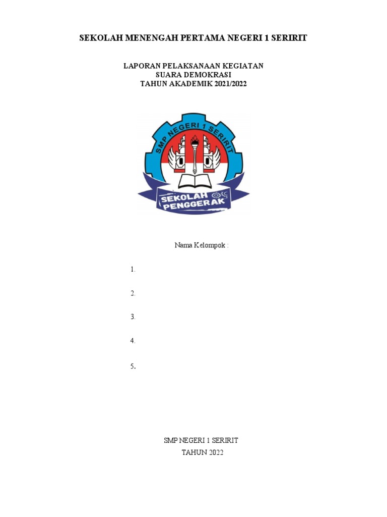 Contoh Laporan Proyek | PDF