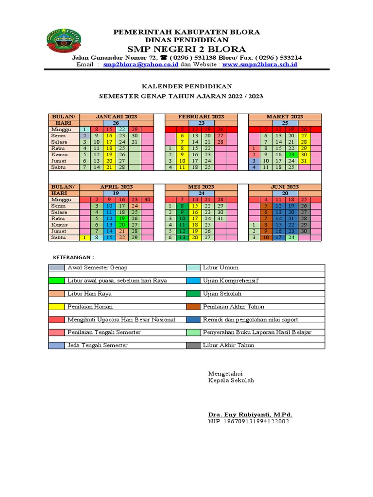 Kaldik Sem 2 TP 2022-2023 | PDF
