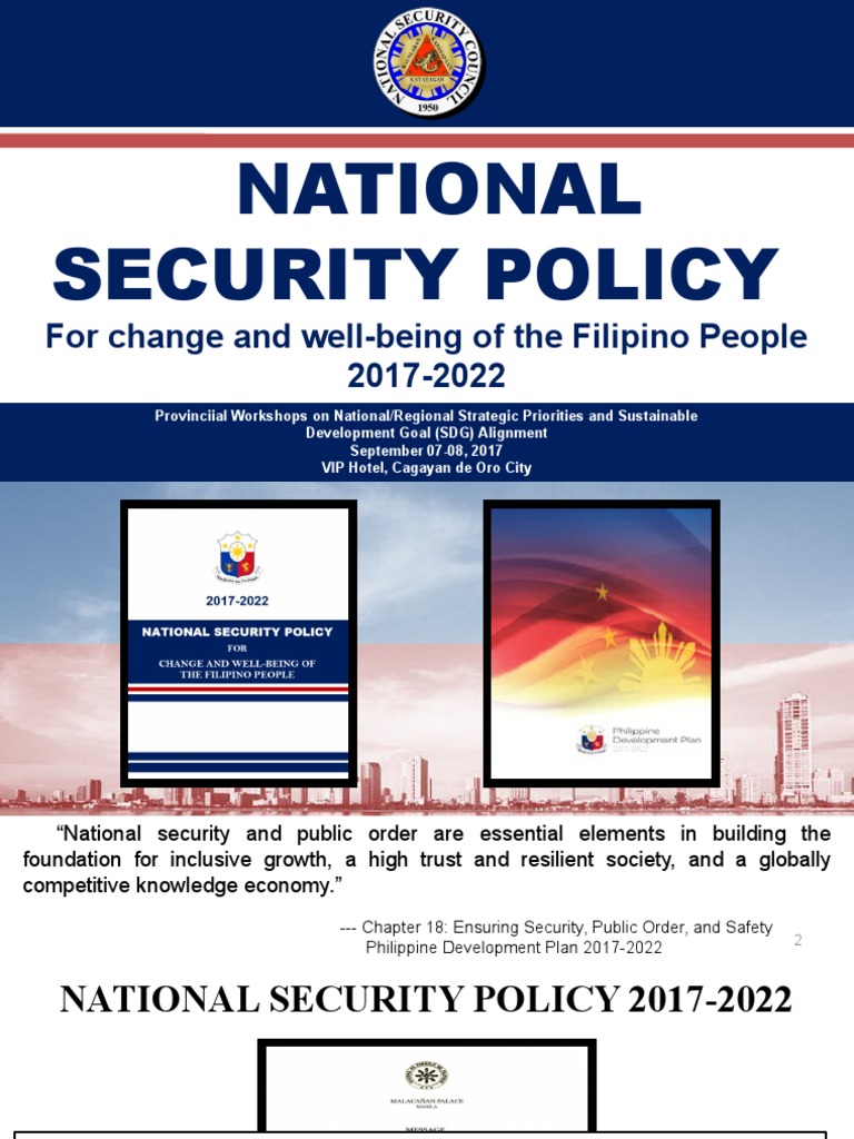 National Security Strategy 2017-2022 | PDF | National Security | United ...