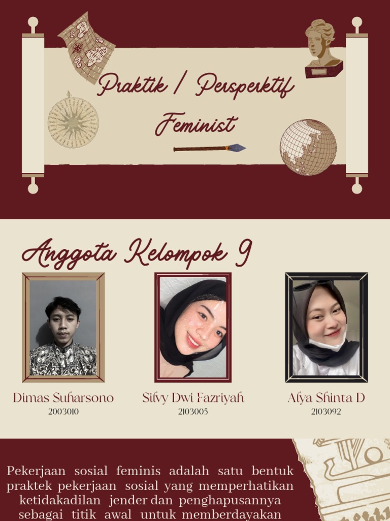 KELOMPOK 9 - Perspektif Feminist | PDF
