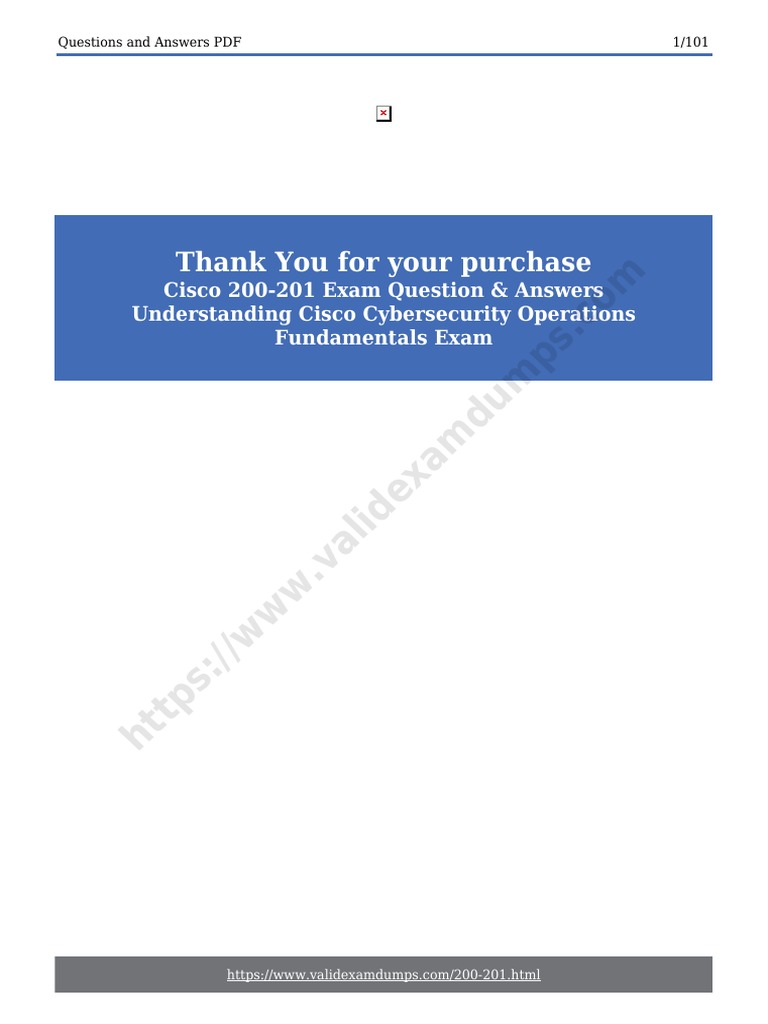 200-201 Dump | PDF | Transport Layer Security | Public Key Certificate