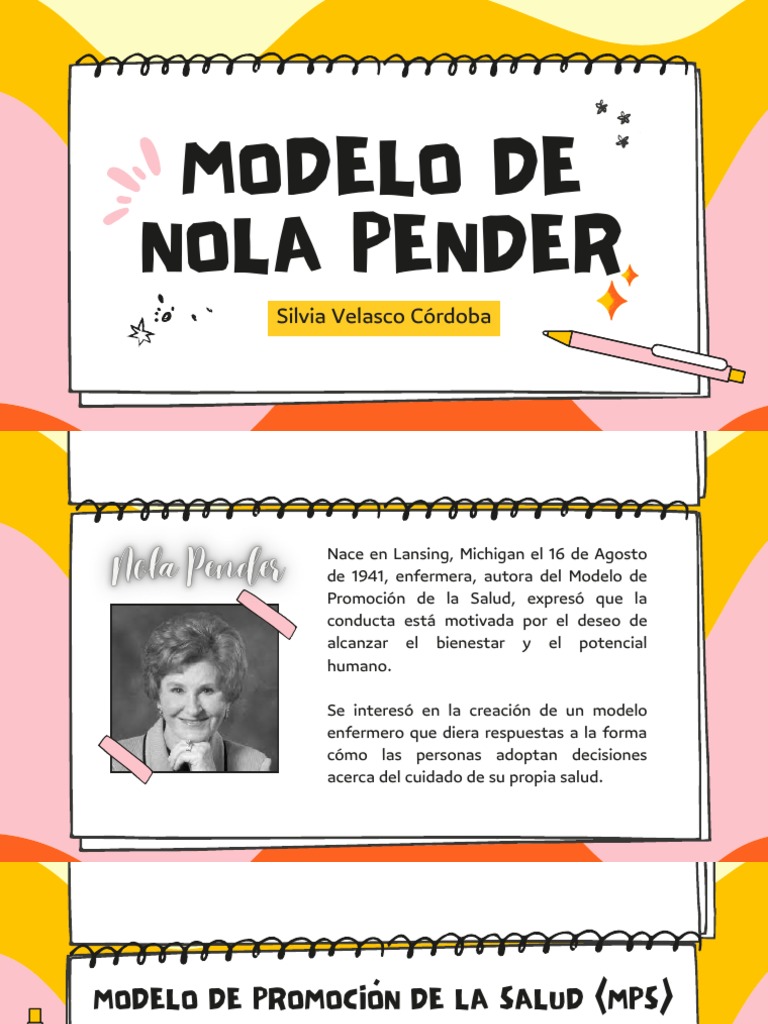Modelo de Nola Pender | PDF | Motivacional | Motivación