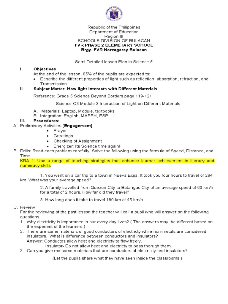 Cot 2021-2022 | PDF | Light | Reflection (Physics)