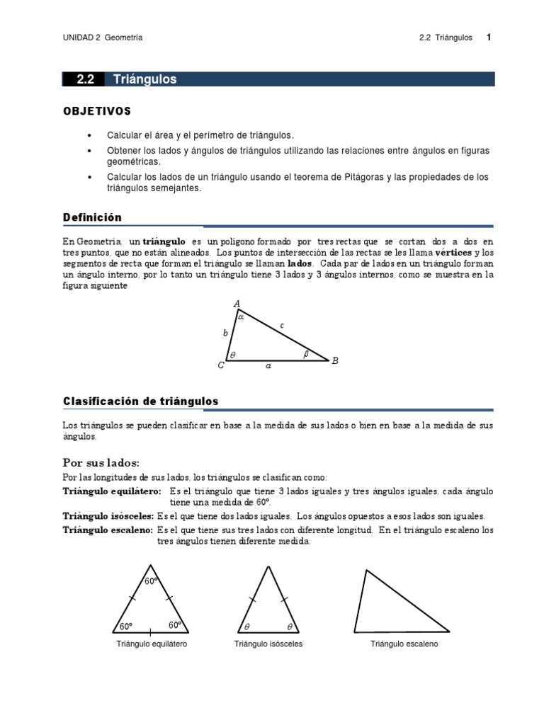 2 2-Triangulos | PDF | Triángulo | Geometría Elemental