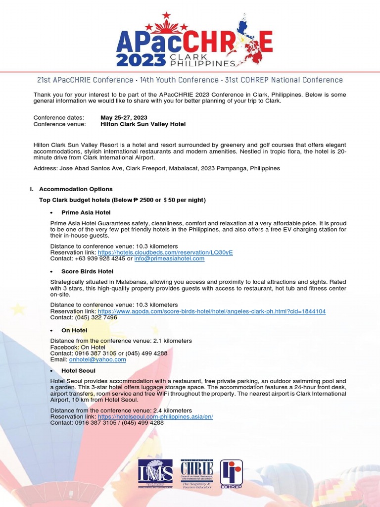 Accommodation And Transportation Guide Download Free Pdf Hotel
