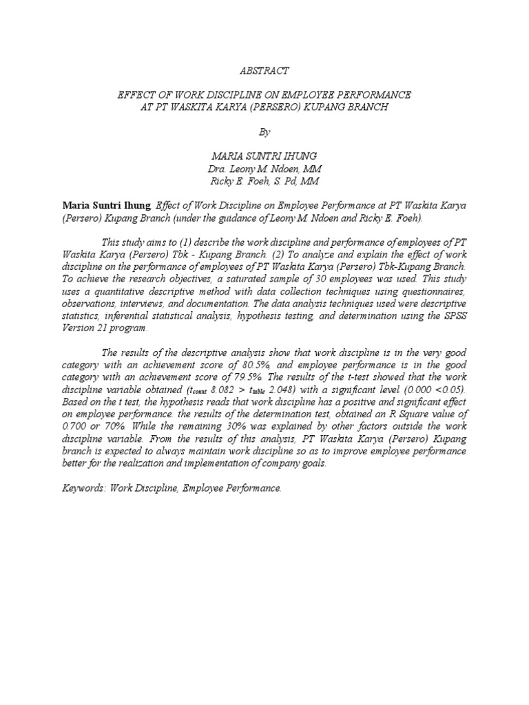 Jurnal - Maria S. Ihung | PDF | Statistics | Student's T Test