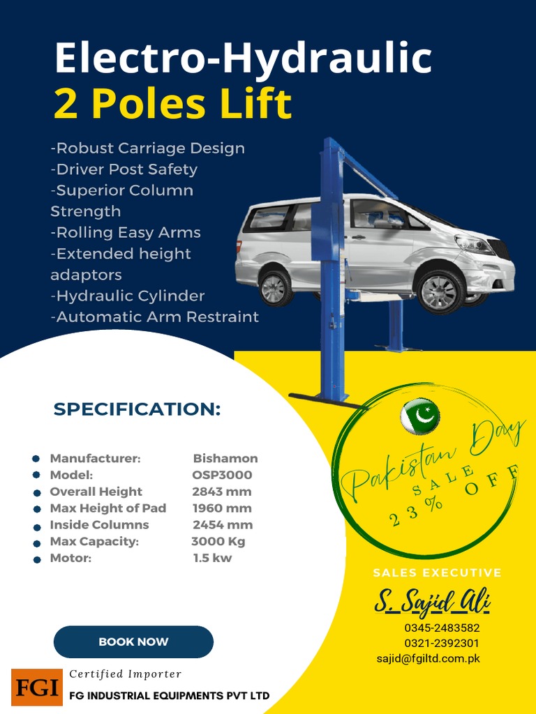 2 Poles Lift | PDF | Motor Vehicle | Private Transport