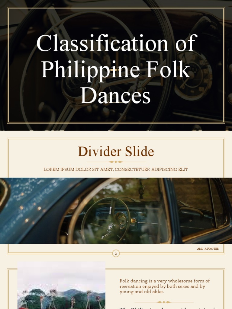 Classification of Philippine Folk Dances | PDF