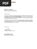 Affiliation Sample Letter 2 | PDF