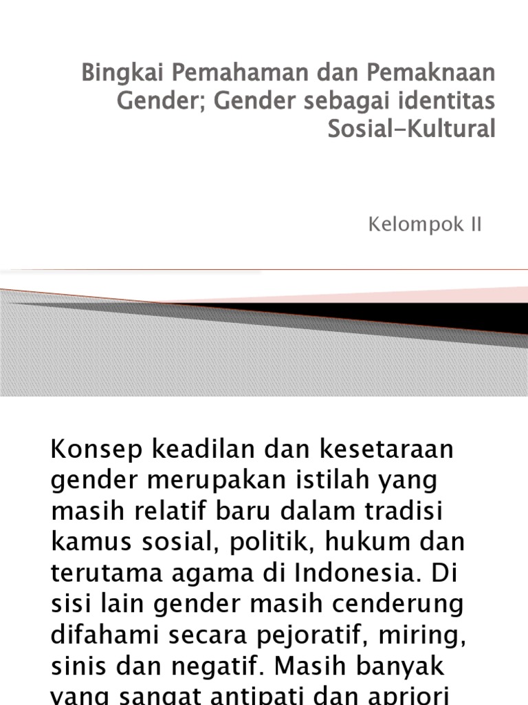 Bu Tinuk Kesetaraan Gender D, F | PDF