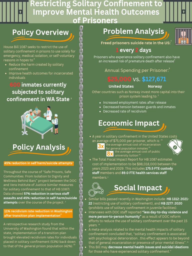 Policy Brief Draft | PDF | Solitary Confinement | Prison