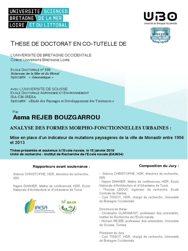 These 2019 SML Geomatique REJEB - BOUZGARROU - Asma | PDF | Paysage ...