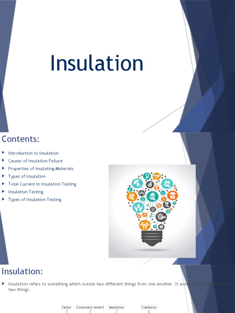 Presentation On Insulation | PDF | Insulator (Electricity) | Capacitor Presentation On Insulation | PDF | Insulator (Electricity) | Capacitor