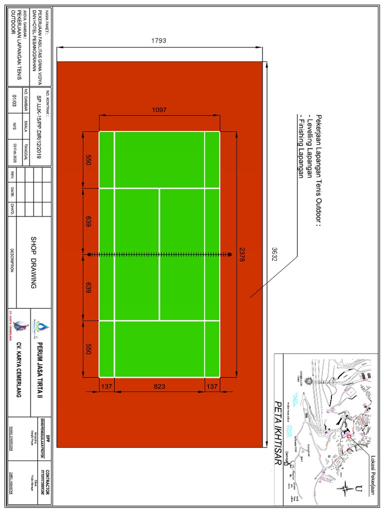 Shop Drawing Lap Tenis Model | PDF