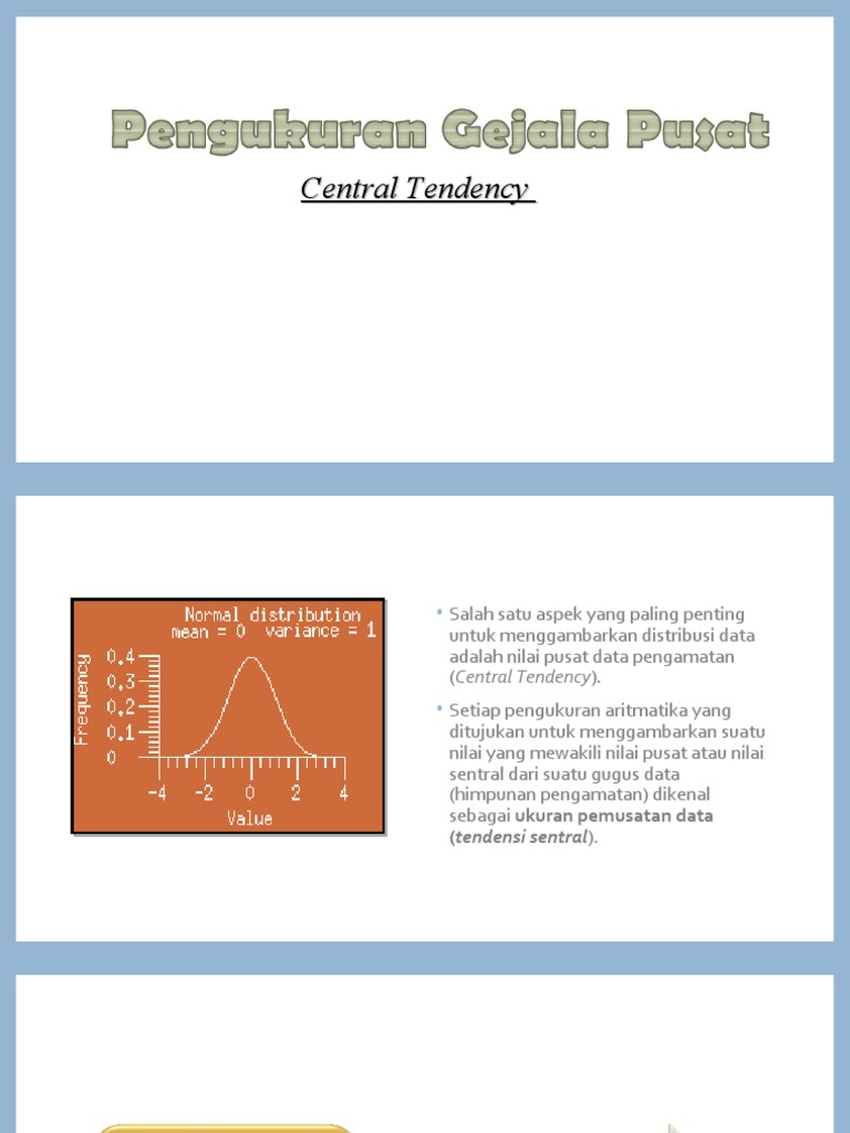 Central Tendensi Nerisa | PDF