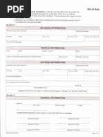Notification of Change of Ownership, Sale of Motor Vehicle (Form NCO ...