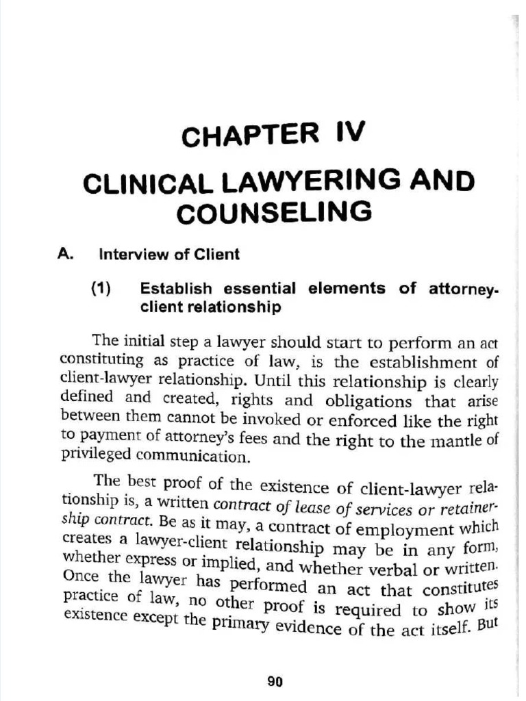 Chapter 4 Legal Counselling by Barte | PDF