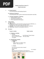 SCIENCE 5es LESSON PLAN | PDF | Lesson Plan | Learning