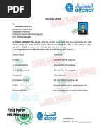 Dubai Job Offer Letter Template 2024 | PDF | Travel Visa | Passport