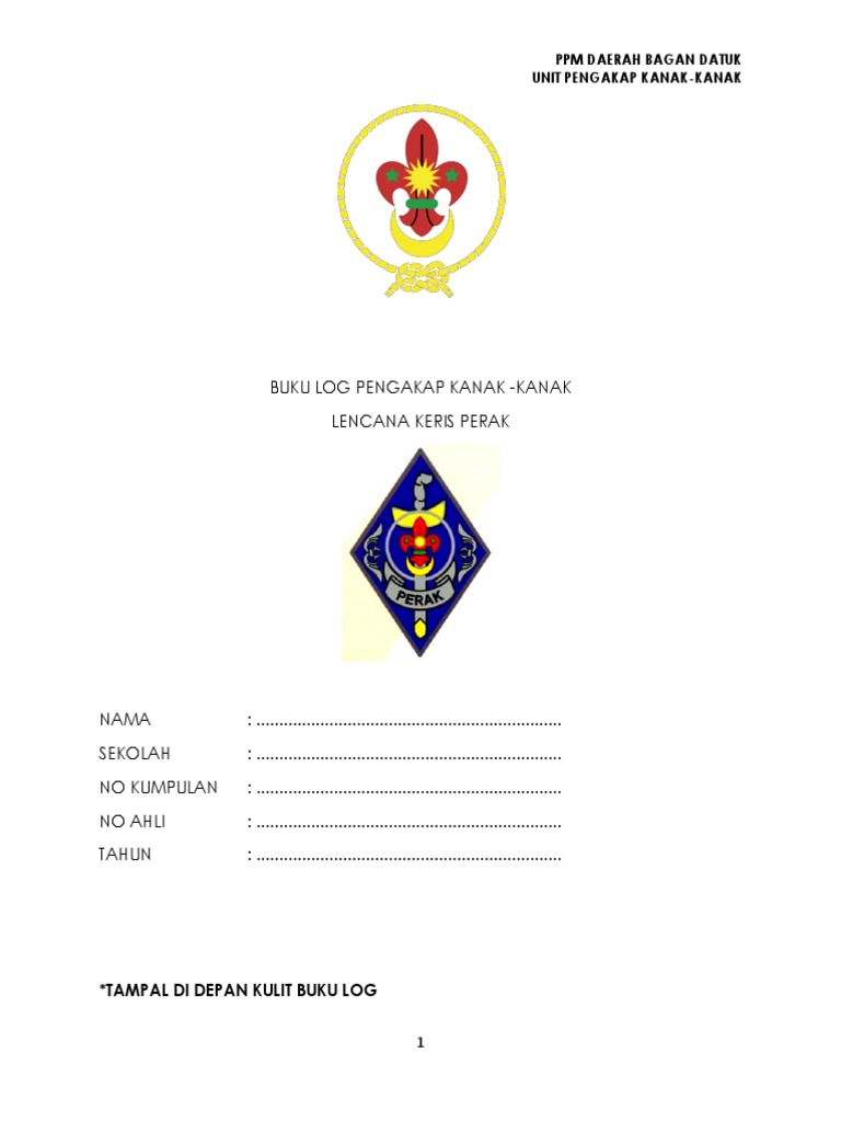 Buku Log Lencana Keris Perak | PDF