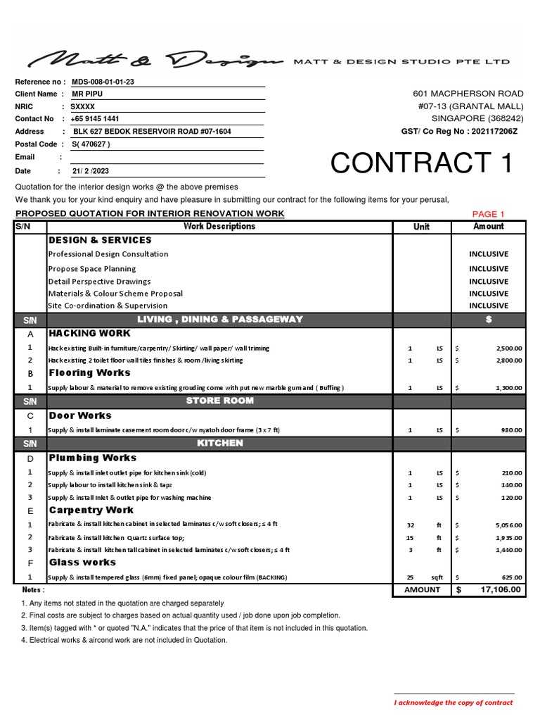 Quotation 1 | PDF | Banks | Payments