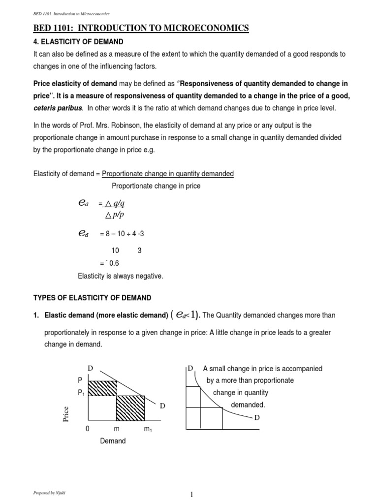 Introduction To Microeconomics | PDF | Elasticity (Economics) | Demand Introduction To Microeconomics | PDF | Elasticity (Economics) | Demand