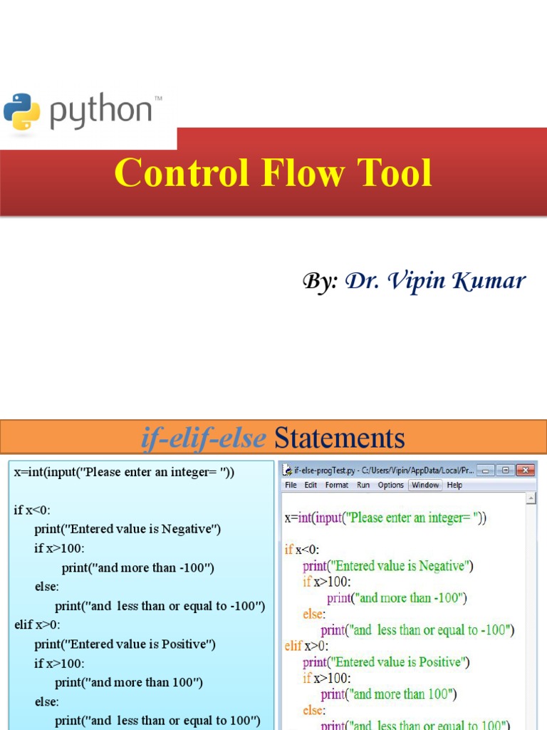 Python-04 (Control Flow Tool) | PDF | Control Flow | Function (Mathematics) Python-04 (Control Flow Tool) | PDF | Control Flow | Function (Mathematics)