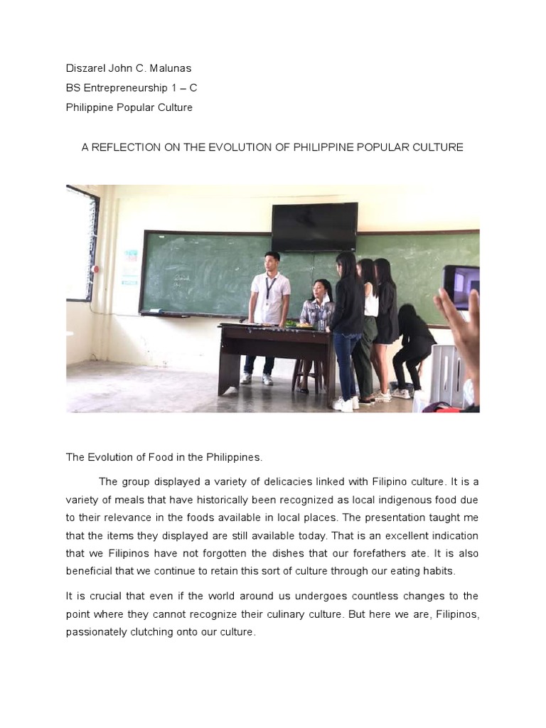 Evolution of Philippine Popular Culture | PDF | Philippines | Dances