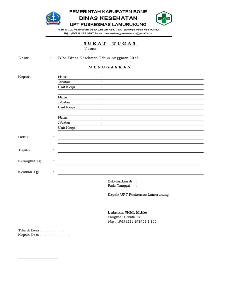 Format SPJ Transp Non ASN | PDF