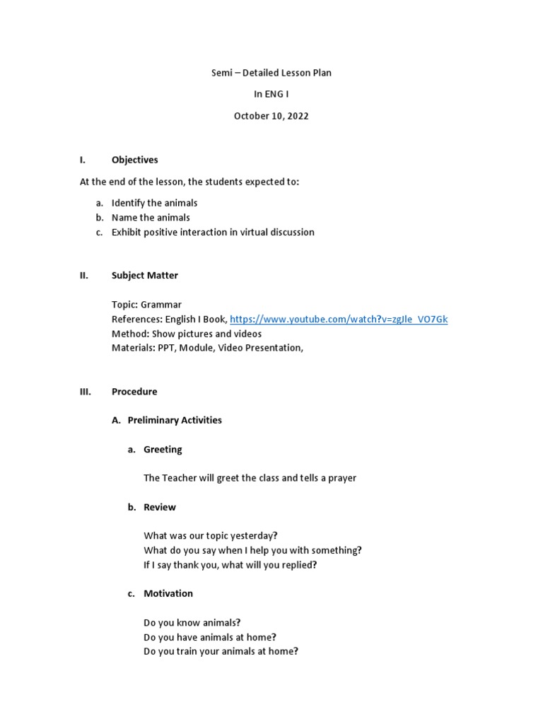 English Grade 1 | PDF