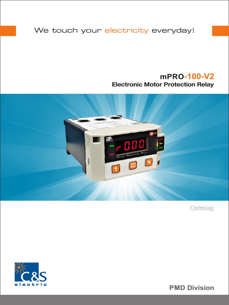 mPro-100-V2 Catalog (Standard) | PDF | Relay | Electric Motor