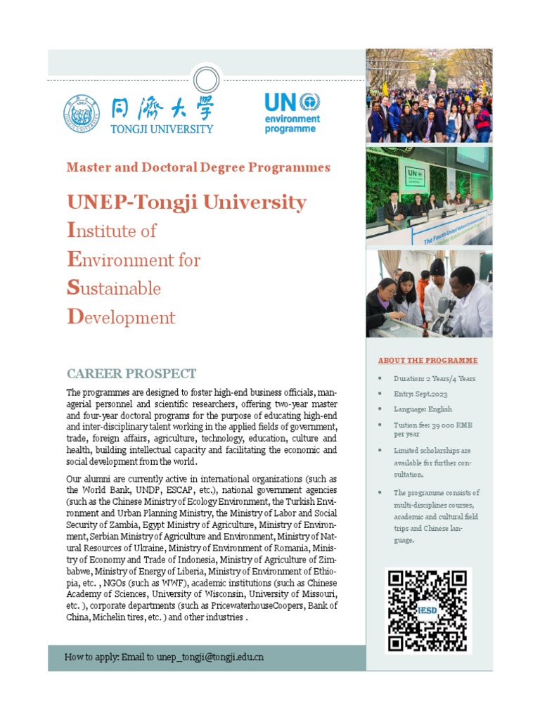 Call For Application For Admission To MSC and PHD Programs at IESD 2023 | PDF | Doctor Of ...