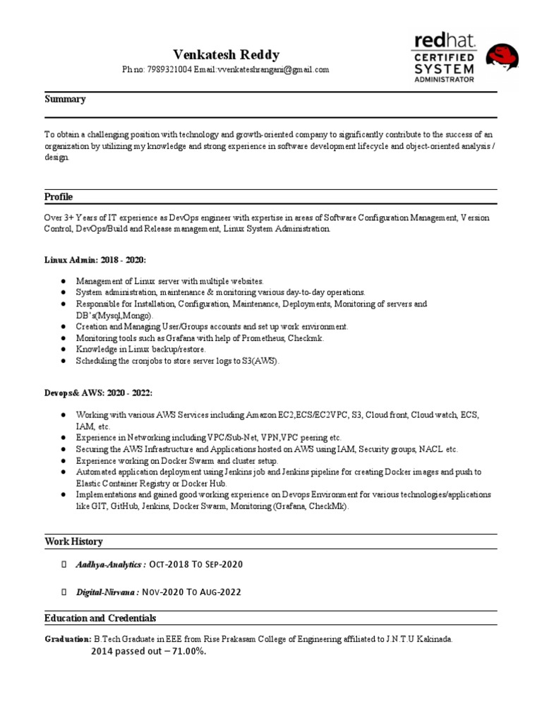 Venkatesh R | PDF | Amazon Web Services | Cloud Computing