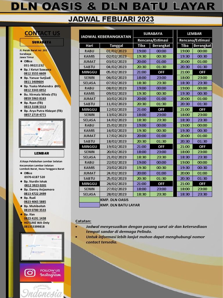 DLN Schedule Feb23 | PDF