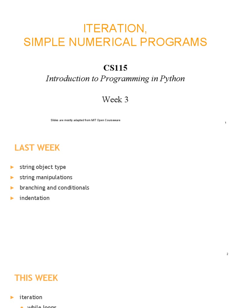 Iterative Techniques and String Manipulation in Python Programming | PDF | Control Flow ...