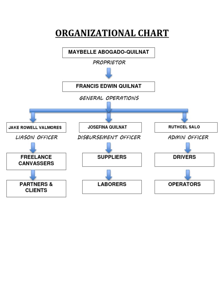 Organizational Chart Mbe | PDF