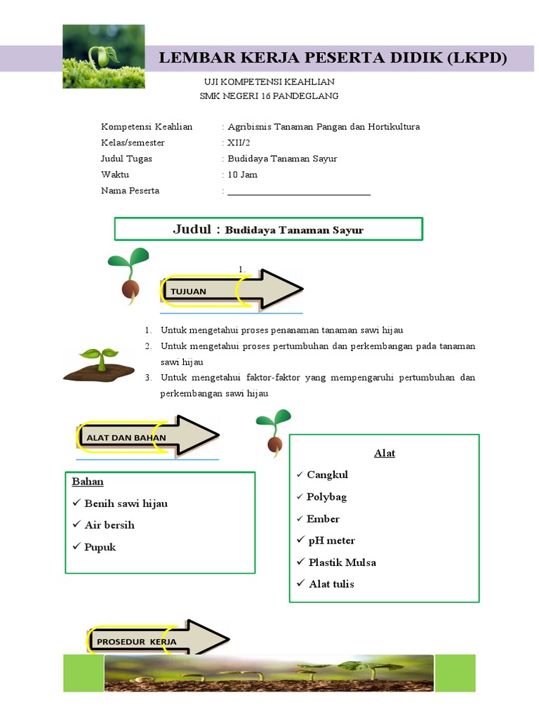 LKPD Ukk SMK 16 Pandeglang | PDF