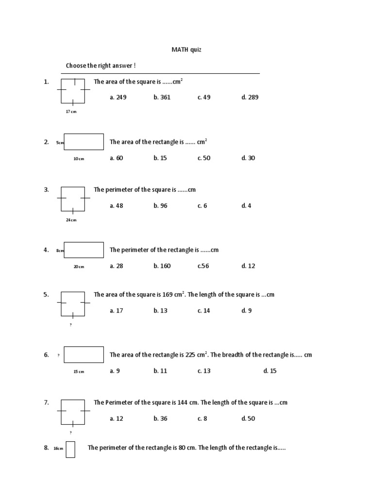 Math Area Perimeter & Line Graph | PDF | Length | Mathematics