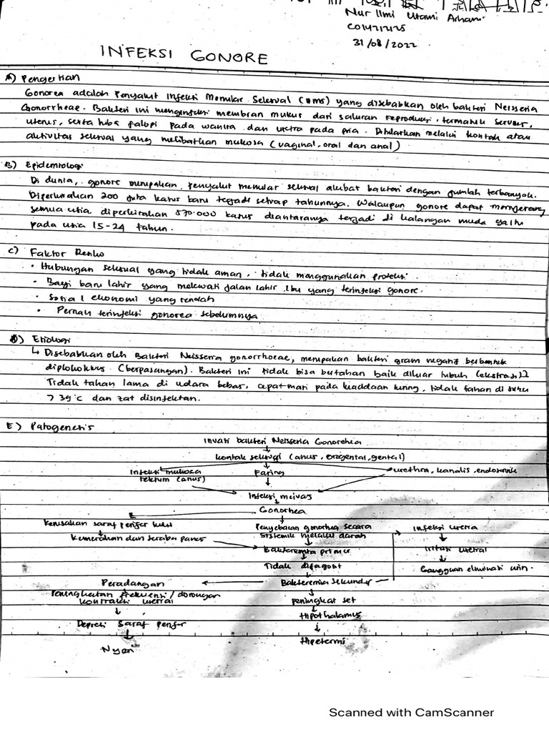 Nur Ilmi Utami Arham - C014212125 GONOREA | PDF