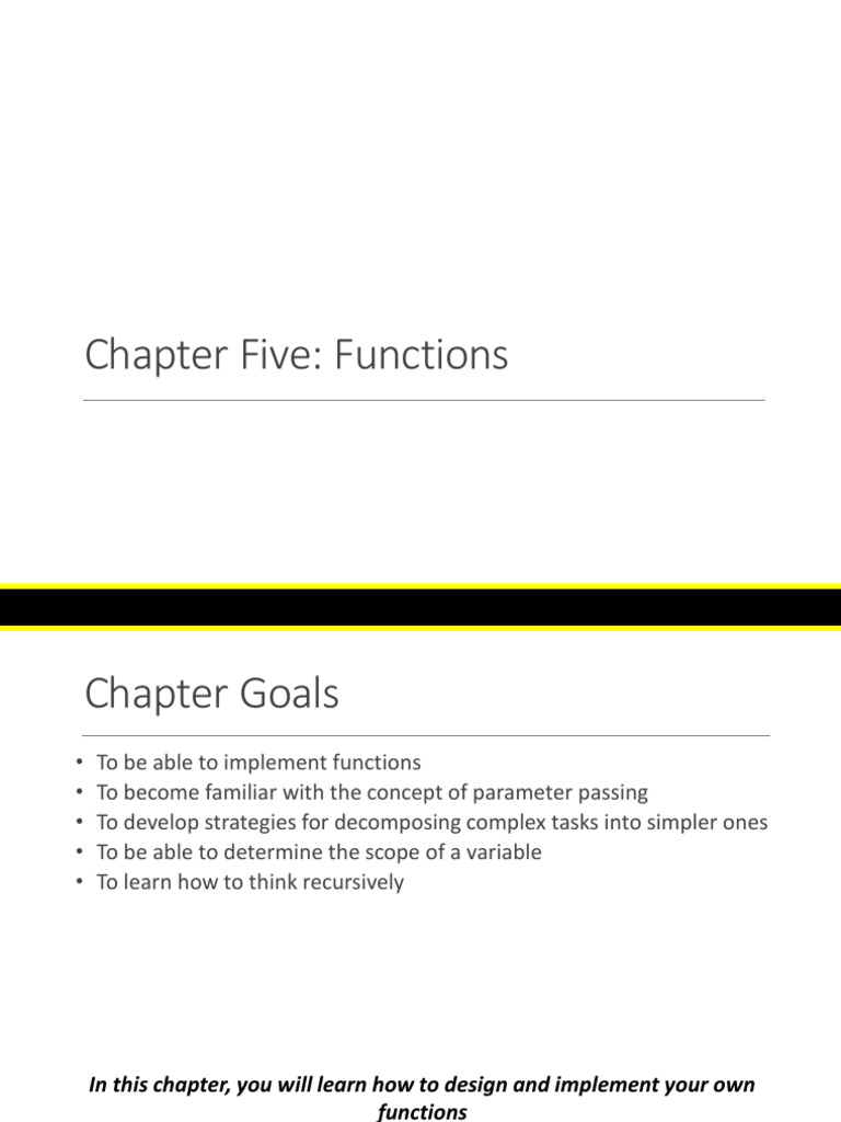 Chapter05 Ed3 Pdf Parameter Computer Programming Scope Computer Science