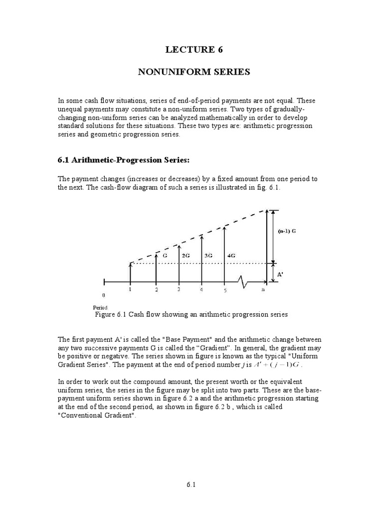 Lecture 6-1 | PDF | Interest | Equations