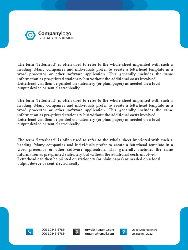 30 Letterheads Templates | PDF | Software | Application Software