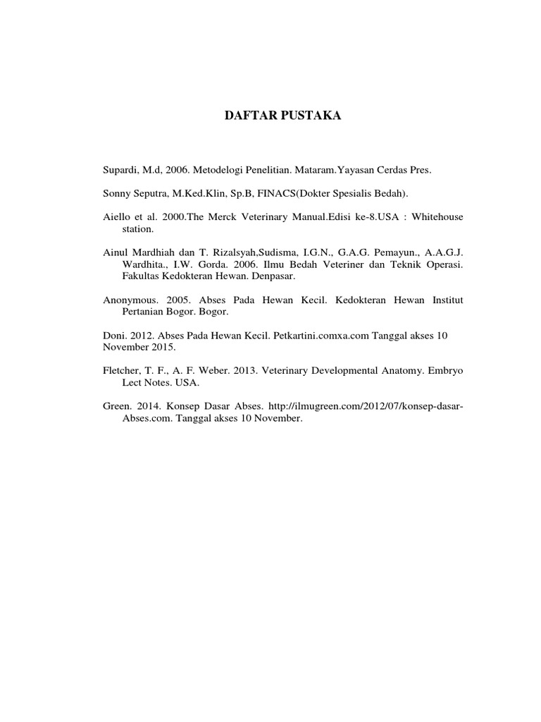 Daftar Pustaka - Adi Heven Setiawan | PDF