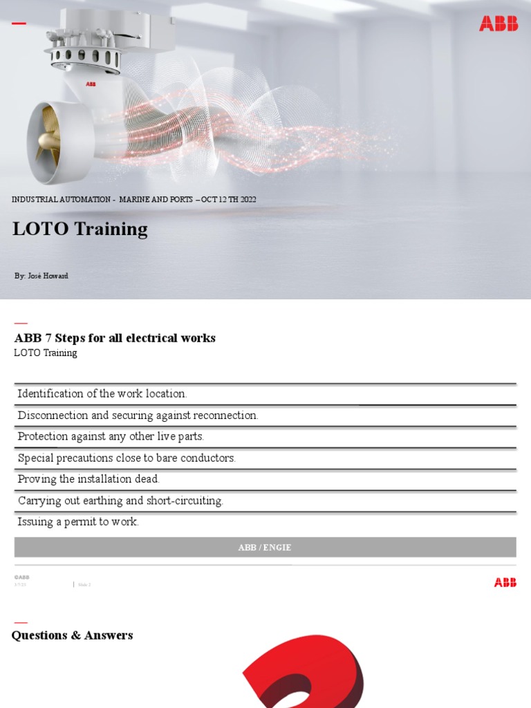 Traning of Electrical Champion | PDF