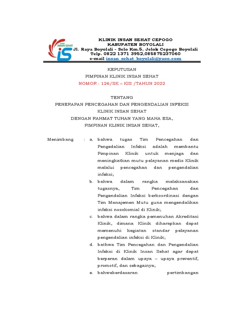 SK Penerapan Ppi Klinik | PDF