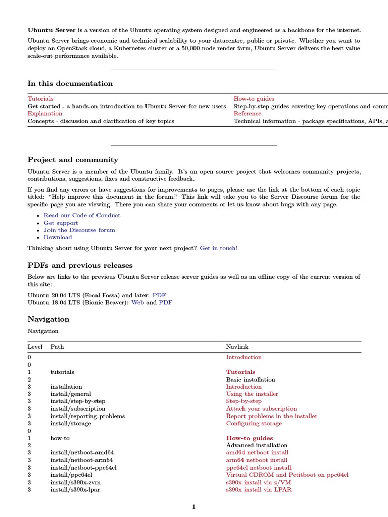 Ubuntu Server Guide 2023-03-06 | PDF | Booting | Software Development