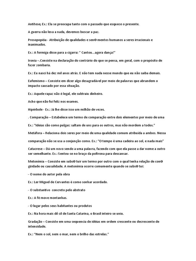 Antítese | PDF | Linguística